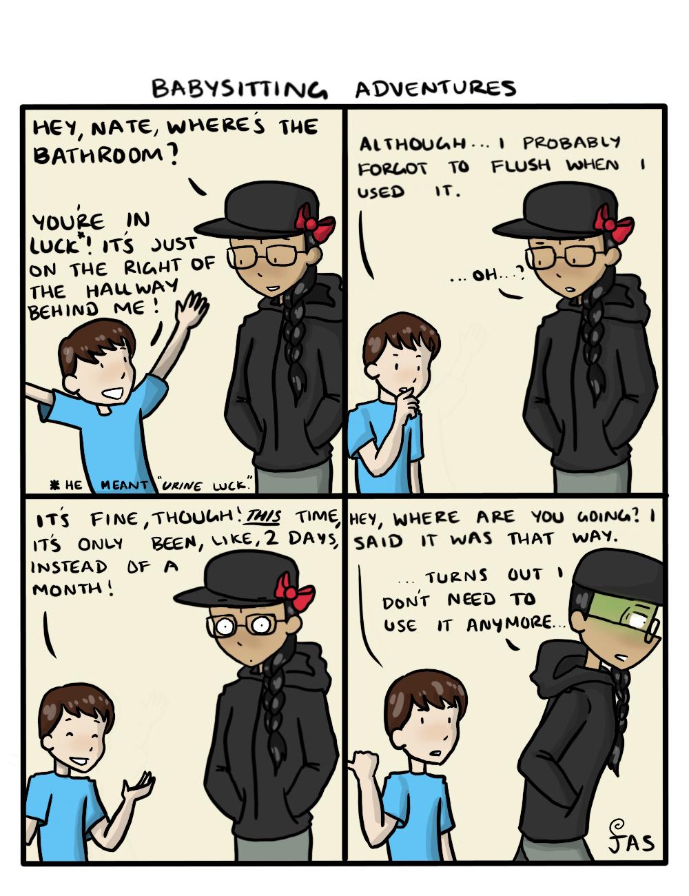 Babysitting adventures – The Jasworld